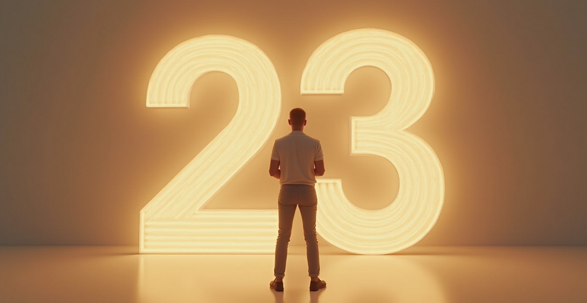 Signification de l'heure miroir 23h23